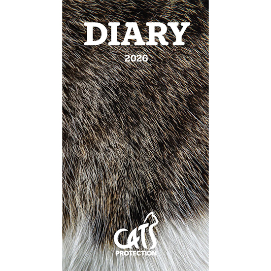 Cats Protection slim diary 2026